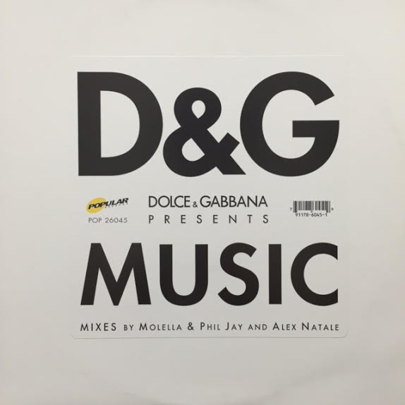 DOLCE & GABBANA PRESENTS / D&G MUSIC 1 – TICRO MARKET