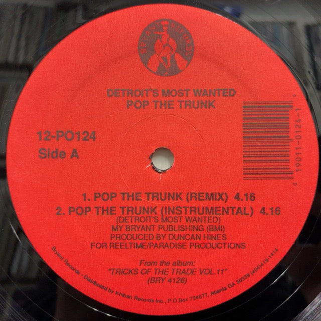 DETROIT'S MOST WANTED / POP THE TRUNK (REMIX) – TICRO MARKET