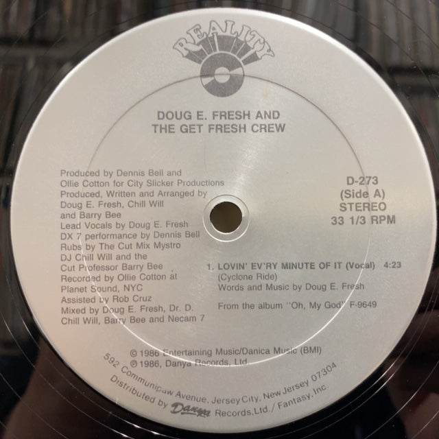 DOUG E. FRESH AND THE GET FRESH CREW / Lovin' Ev'ry Minute Of It ...