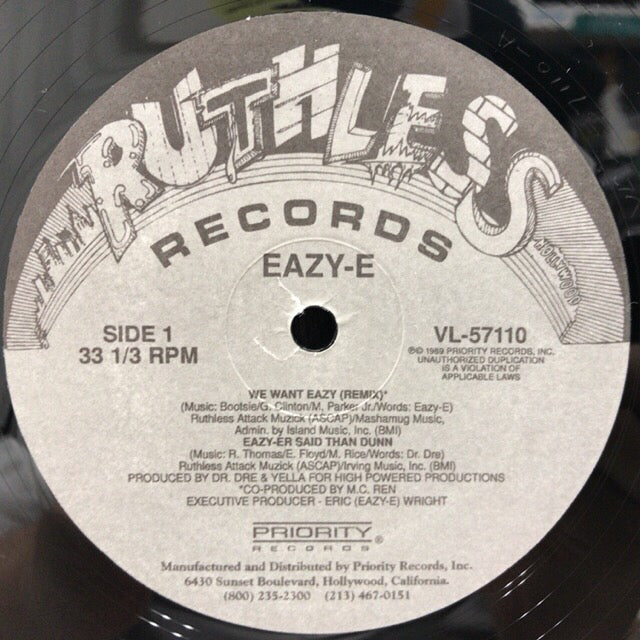 EAZY-E / WE WANT EAZY (REMIX) – TICRO MARKET
