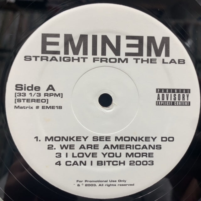 EMINEM / Straight From The Lab – TICRO MARKET