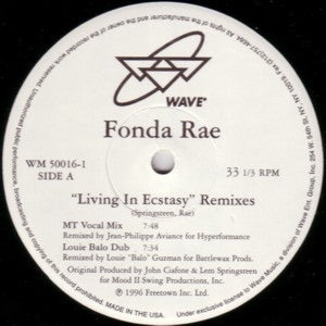 FONDA RAE / LIVING IN ECSTASY (REMIXES) – TICRO MARKET