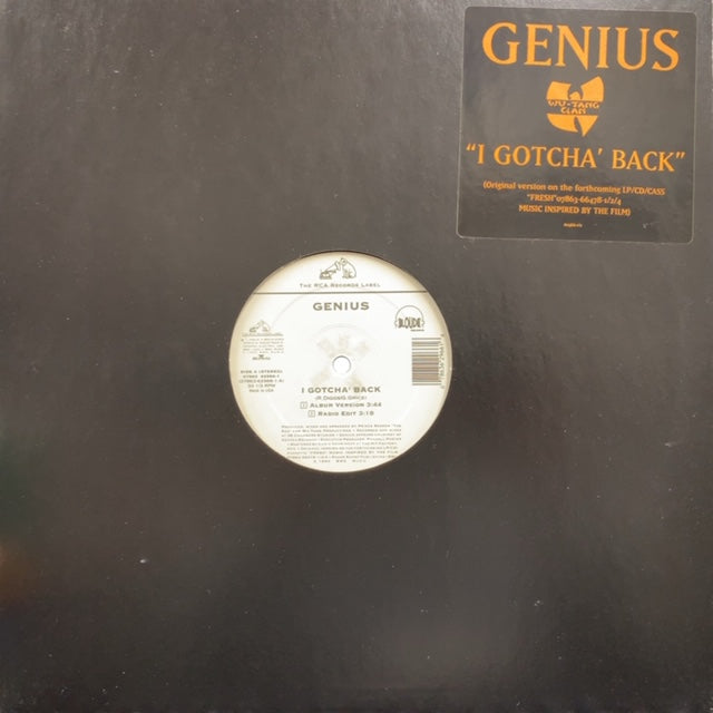 GENIUS / I GOTCHA' BACK – TICRO MARKET