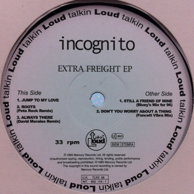 INCOGNITO / EXTRA FREIGHT EP – TICRO MARKET