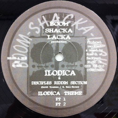 ILODICA & DISCIPLES RIDDIM SECTION / ILODICA THEME / FEARLESS DUB ...