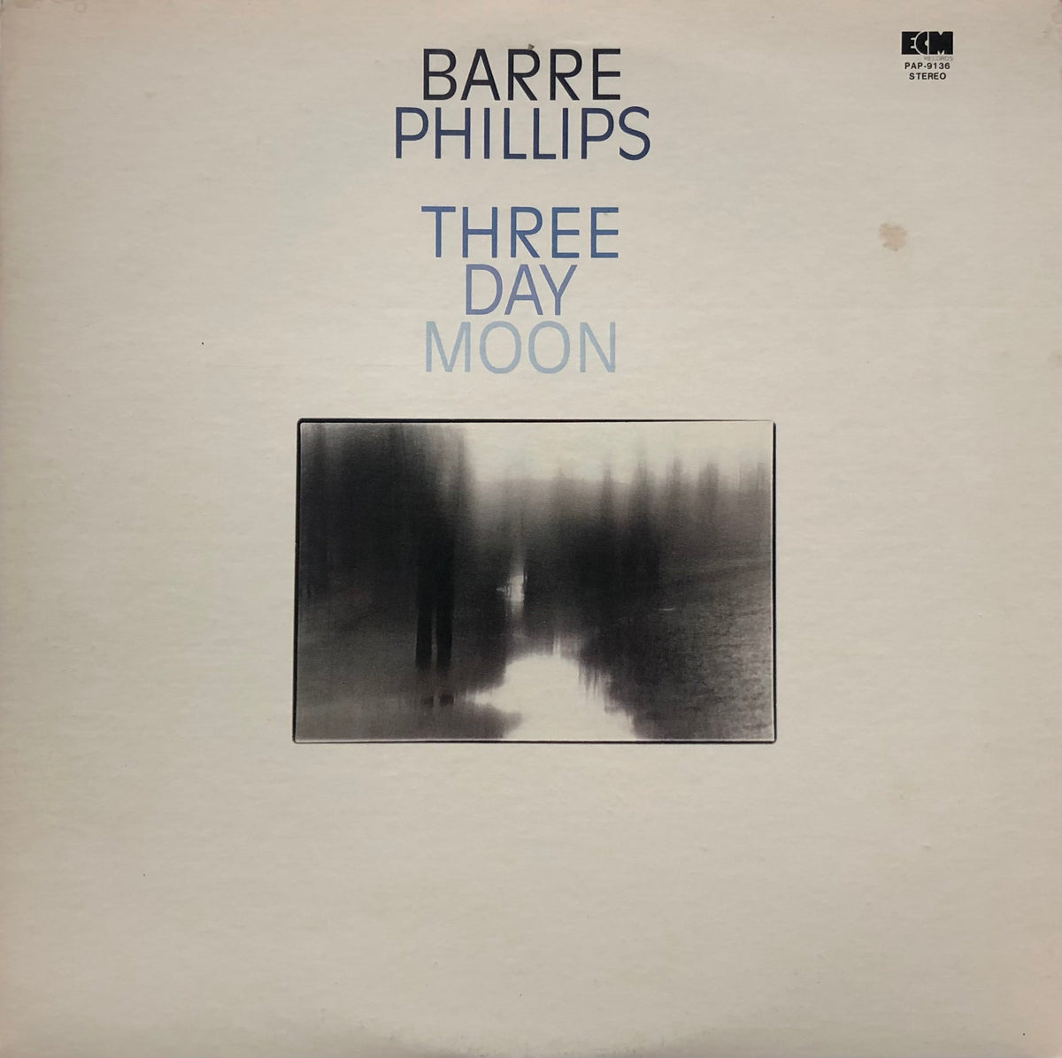 BARRE PHILLIPS / Three Day Moon (PAP-9136) LP – TICRO MARKET