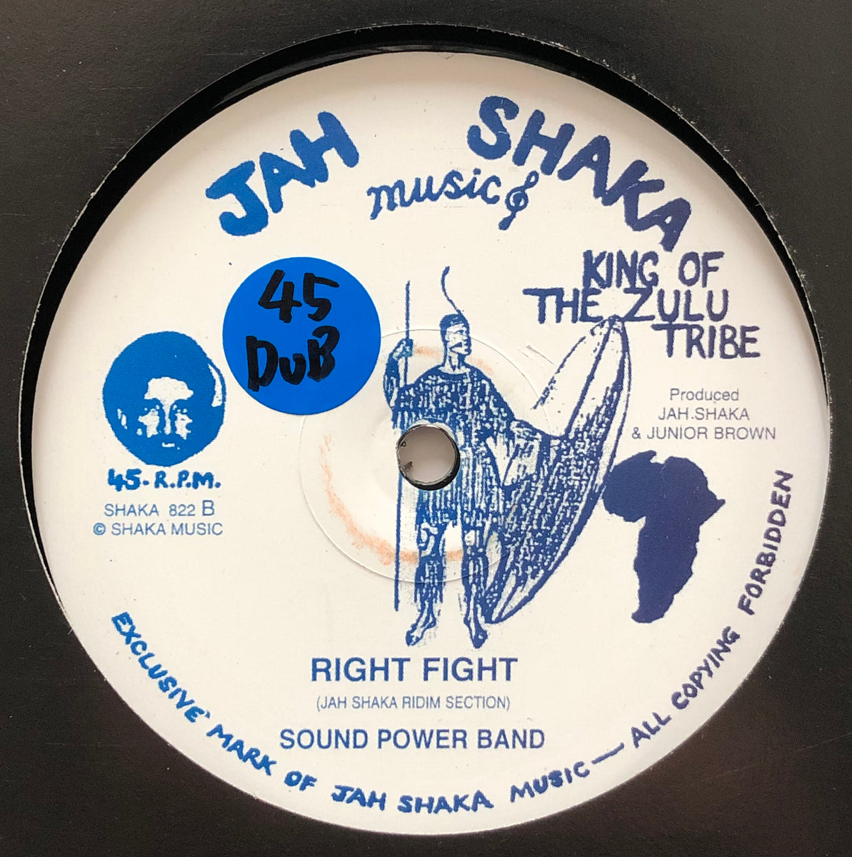 JUNIOR BROWN / Warriors (Jah Shaka Music, SHAKA 822, 12inch) – TICRO MARKET