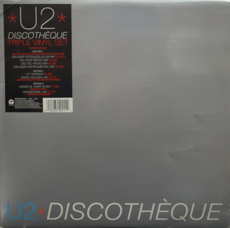 U2 / Discotheque (Triple Vinyl Set) 3LP – TICRO MARKET