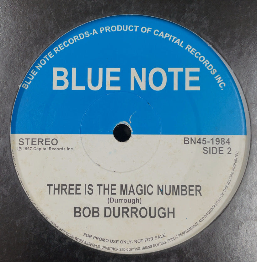 BOB DOROUGH / BUDDY RICH / Three Is The Magic Number / The Beat Goes O ...