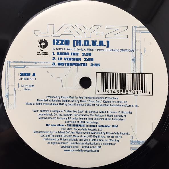 JAY-Z / IZZO (H.O.V.A.) – TICRO MARKET