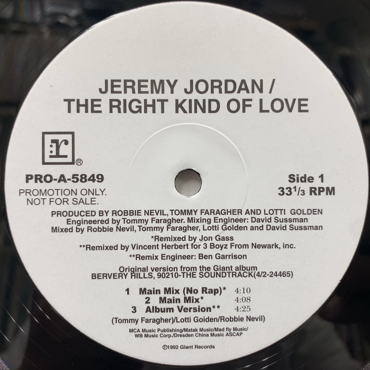 JEREMY JORDAN / The Right Kind Of Love (reissue) – TICRO MARKET