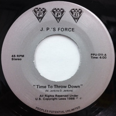 J.P.'S FORCE / TIME TO THROW DOWN – TICRO MARKET