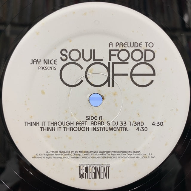 JAY NICE / A Prelude To Soul Food Cafe – TICRO MARKET