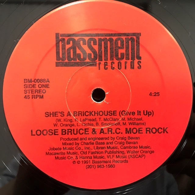 LOOSE BRUCE & A.R.C. MOE ROCK / SHE'S A BRICKHOUSE (GIVE IT UP) – TICRO ...