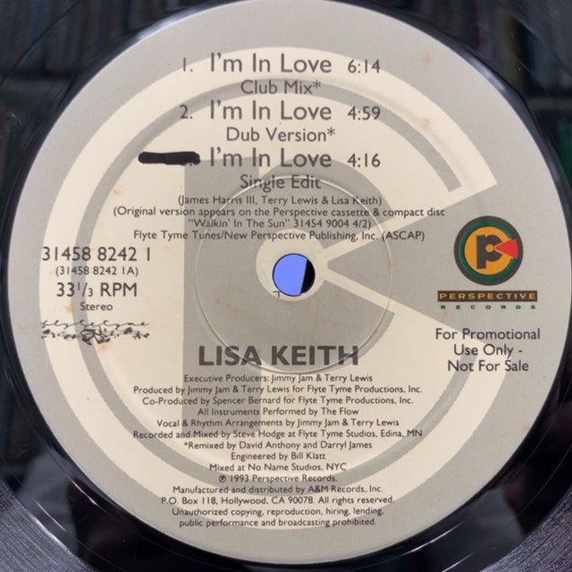 LISA KEITH / I'M IN LOVE – TICRO MARKET