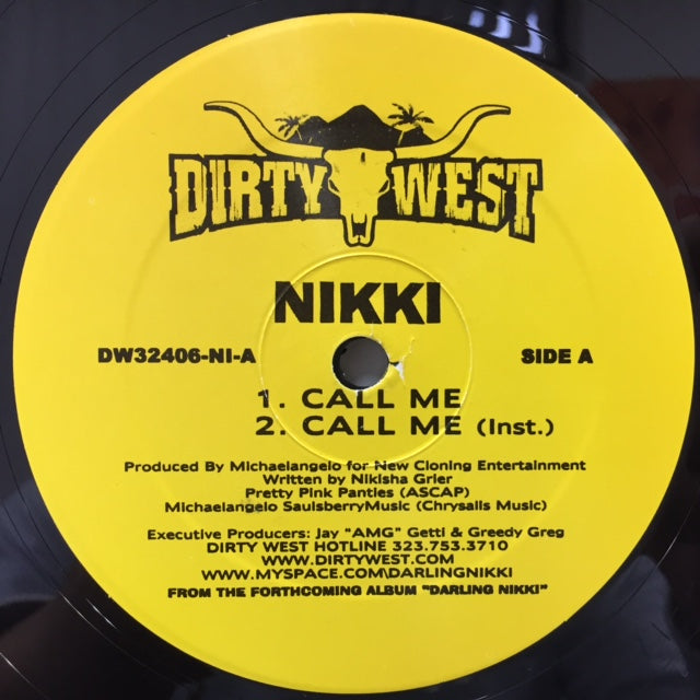 NIKKI / CALL ME(DW32406-NI ,12inch ) – TICRO MARKET