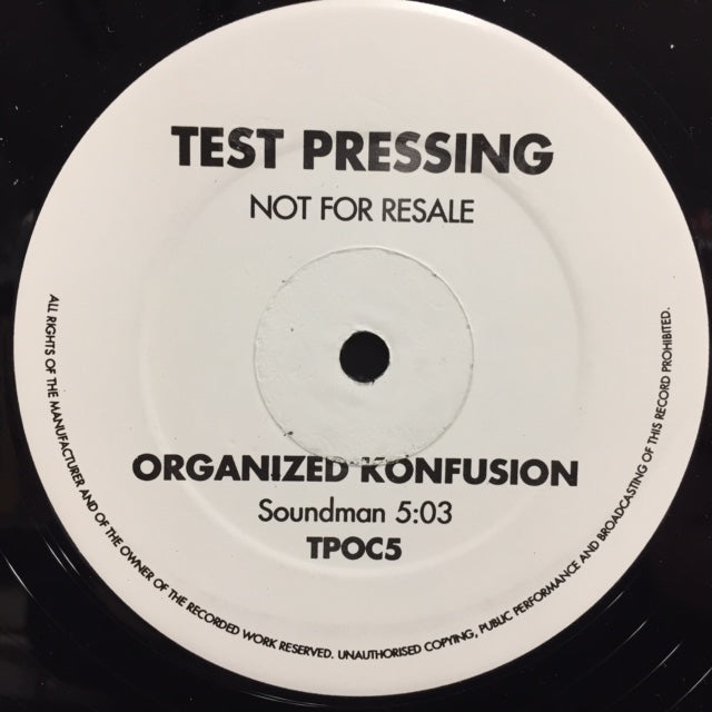 ORGANIZED KONFUSION / SOUNDMAN – TICRO MARKET