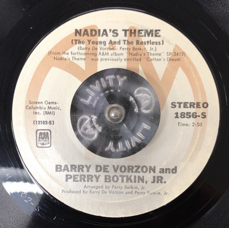 O.S.T.(Barry De Vorzon & Perry Botkin, Jr.) / Nadia's Theme – TICRO MARKET