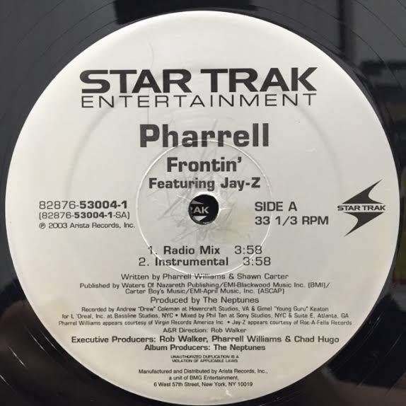 PHARRELL / Frontin' (82876-53004-1, 12inch) – TICRO MARKET