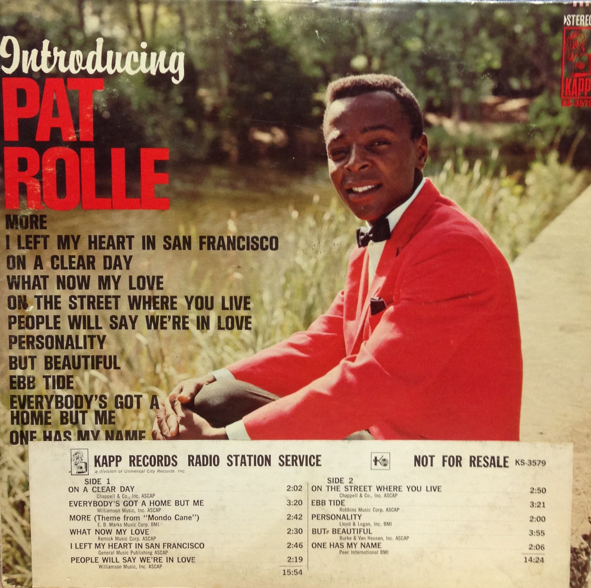 PAT ROLLE / INTRODUCING PAT ROLLE – TICRO MARKET