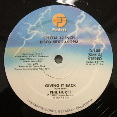 PHIL HURTT / GIVING IT BACK – TICRO MARKET