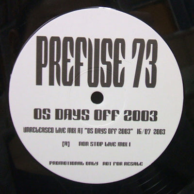 PREFUSE 73 / OS DAYS OFF 2003 – TICRO MARKET