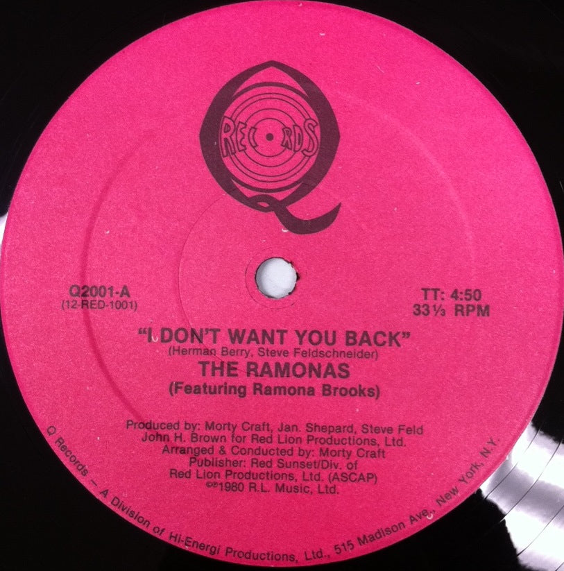 RAMONA BROOKS / I DON'T WANT YOU BACK – TICRO MARKET