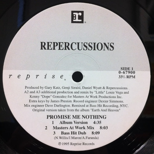 REPERCUSSIONS / PROMISE ME NOTHING – TICRO MARKET