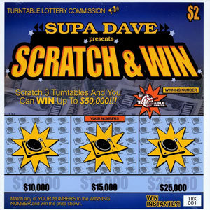 SUPA DAVE / SCRATCH & WIN – TICRO MARKET