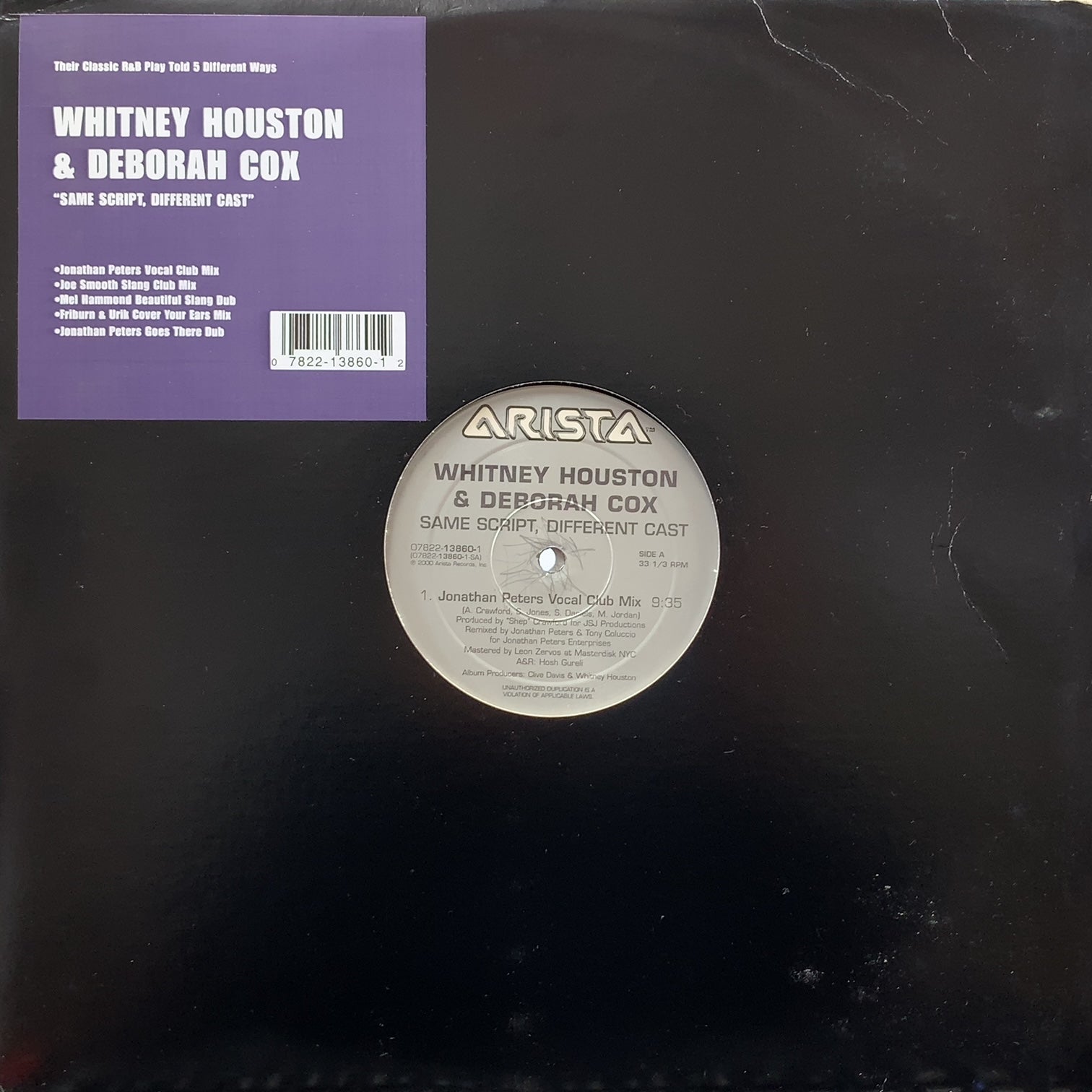 WHITNEY HOUSTON & DEBORAH COX / Same Script, Different Cast – TICRO MARKET