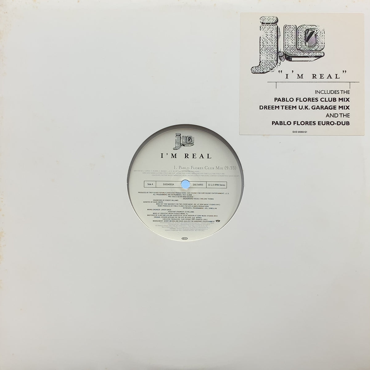 JENNIFER LOPEZ / I'm Real (EAS 54955, 12inch) – TICRO MARKET
