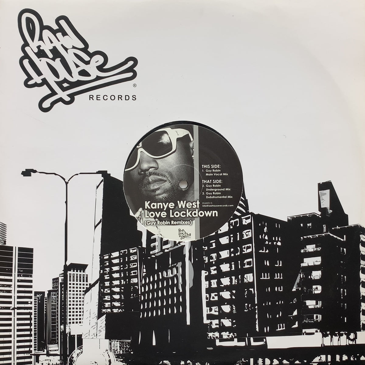 KANYE WEST / Love Lockdown (Guy Robin Remixes) RAW013, 12inch – TICRO ...