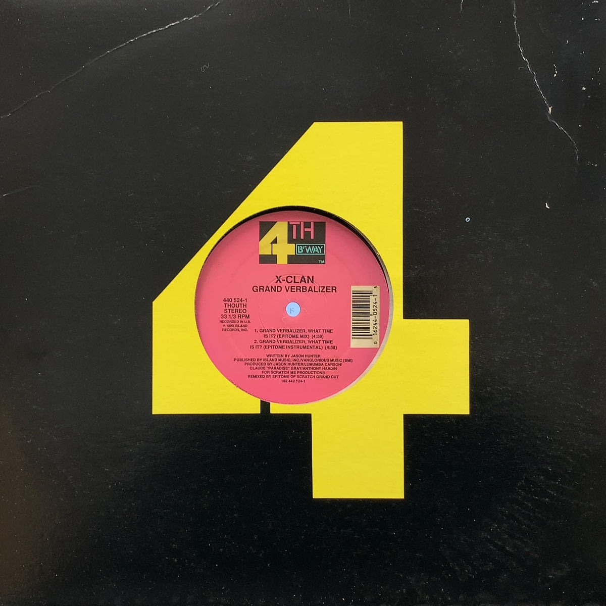 X CLAN / Grand Verbalizer (440 524-1, 12inch) – TICRO MARKET