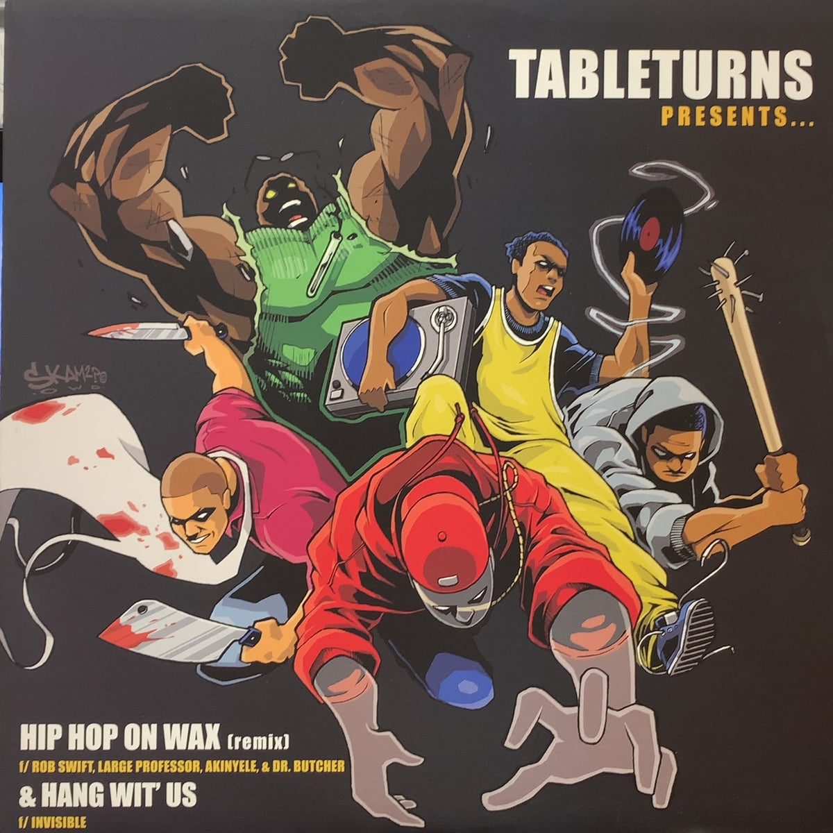 TABLETURNS PRESENTS... / Hip Hop On Wax (Remix) / Hang Wit Us (TBL009 ...